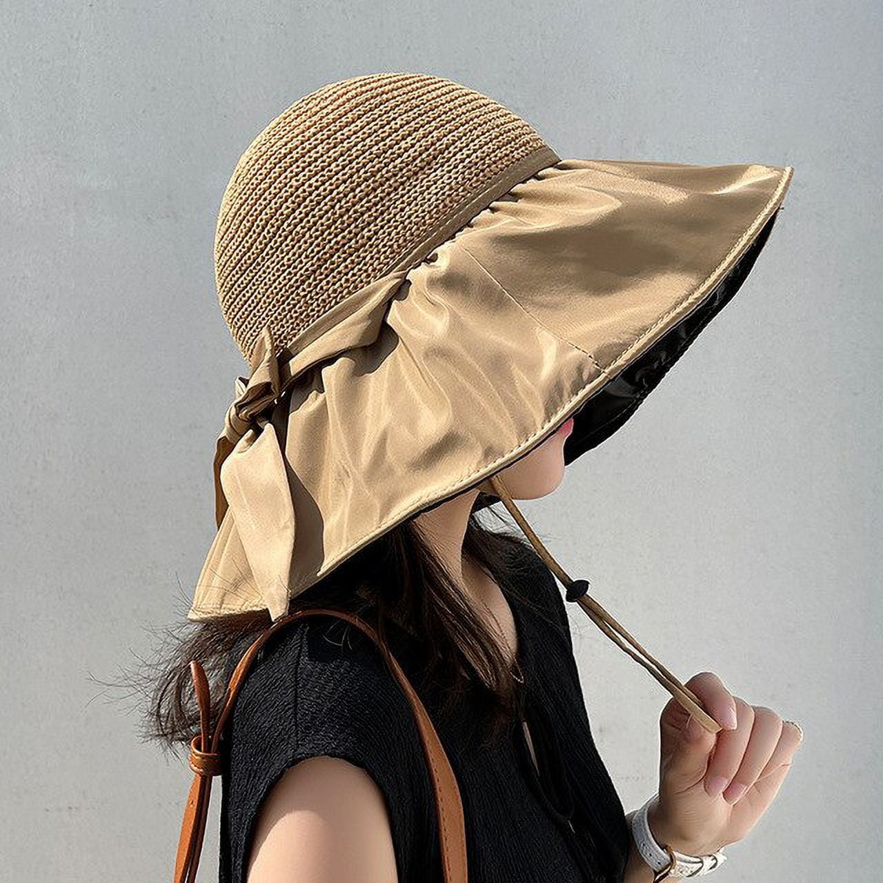 CoCopeaunts Summer Sun Hat UV Protection UPF 50+ Sun Hat Women Beach ...