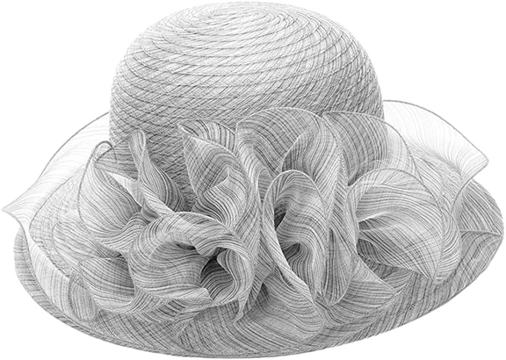 CoCopeaunts Sun Hat Beach Hat Wide Brim Kentucky Derby Sun Hat Womens ...