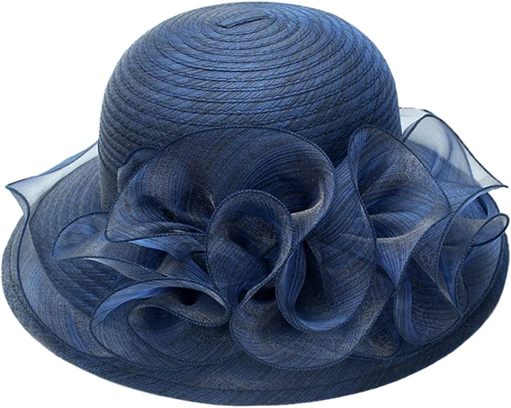 CoCopeaunts Sun Hat Beach Hat Wide Brim Kentucky Derby Sun Hat Womens ...