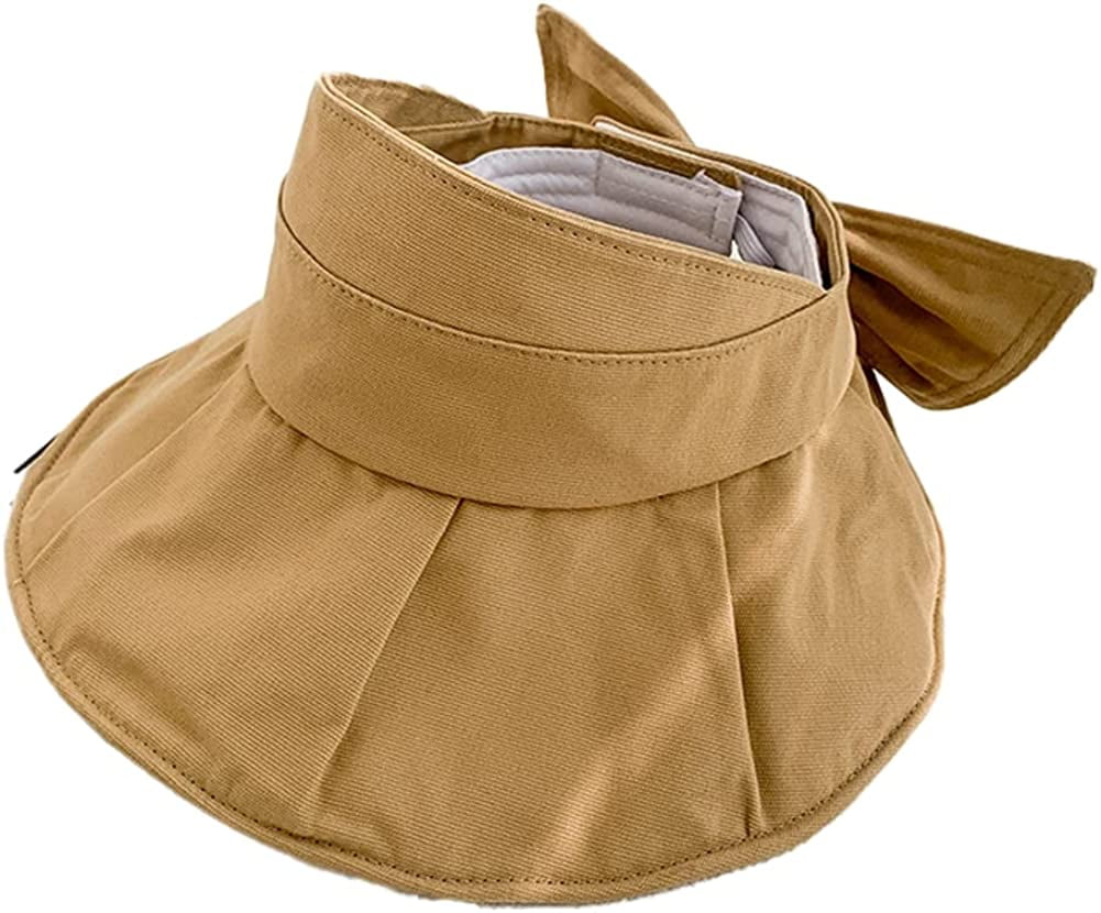 CoCopeaunts Sun Visor Sun Hat Beach Hat Cute Visors for Women Wide Brim ...