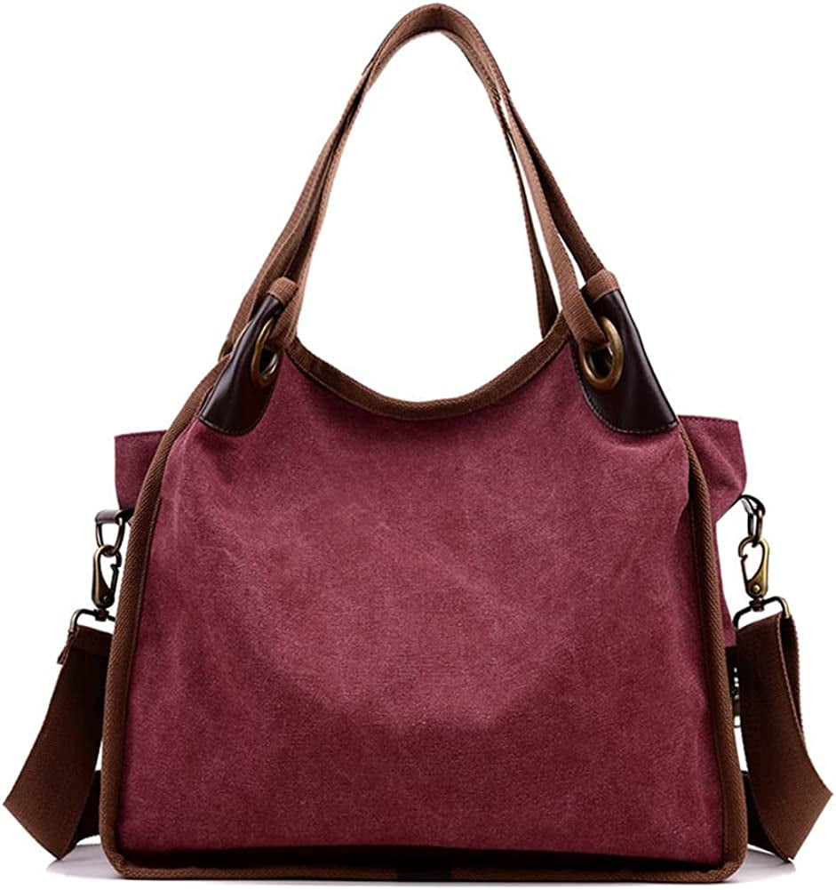 CoCopeaunts Tote Bag for Women Retro Canvas Shoulder Purse Retro Hobo ...