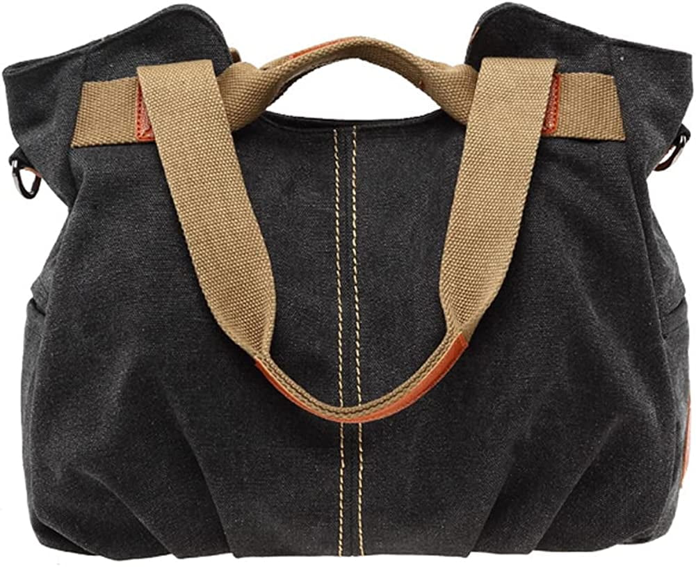 CoCopeaunts Tote Handbag for Women Canvas Hobo Shoulder Purse Retro ...