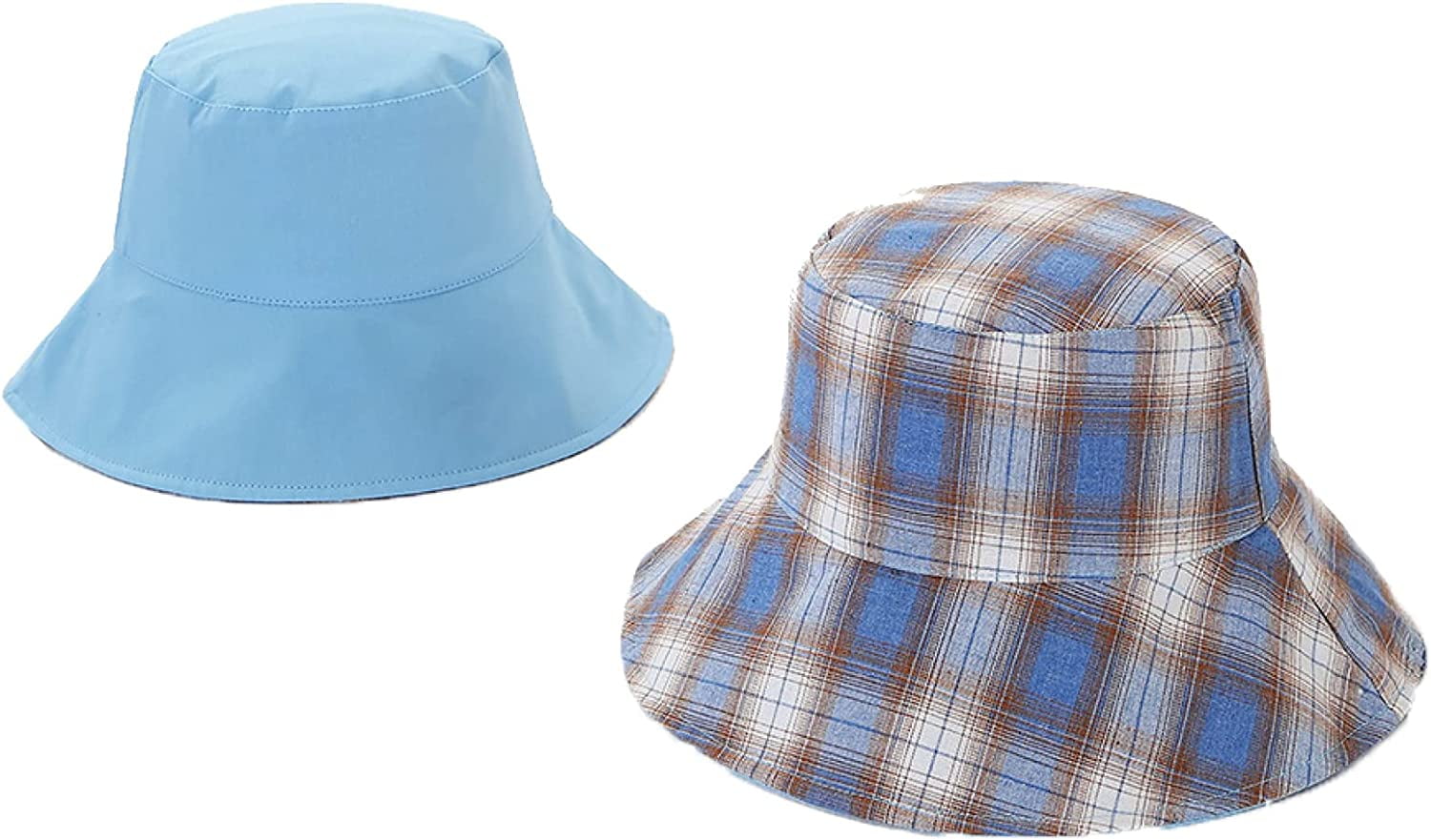 CoCopeaunts Two Side Reversible Bucket Hat Windproof Sun Protection ...