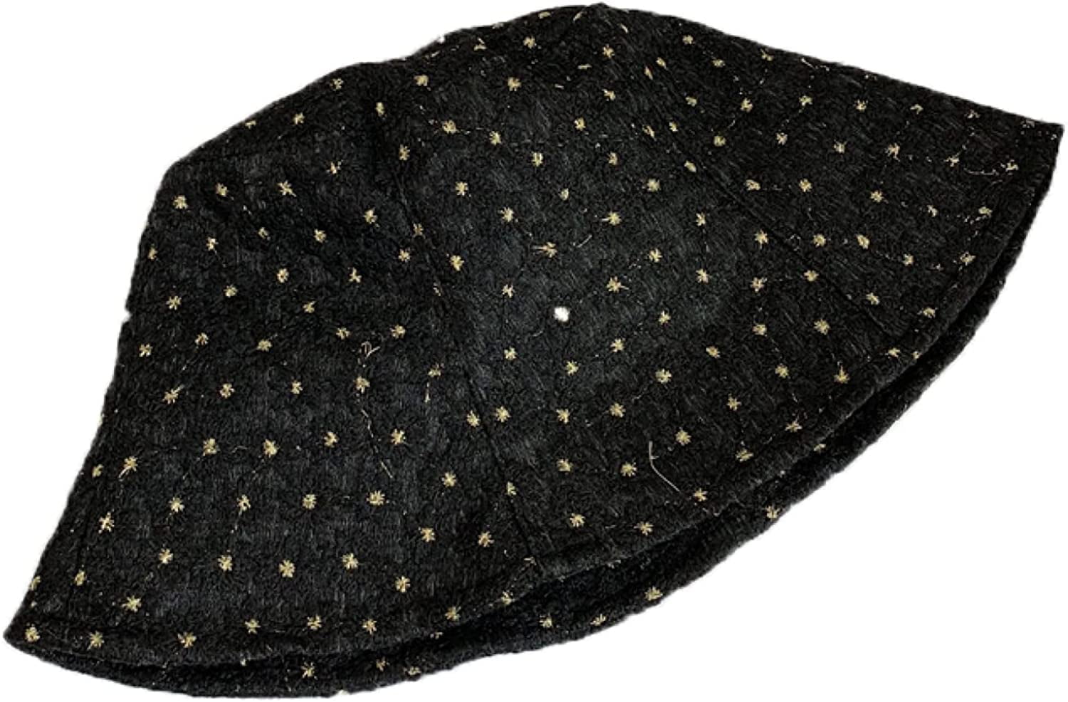 CoCopeaunts Woman Bucket Hat Elegant Flower Embroidery Foldable Bucket ...