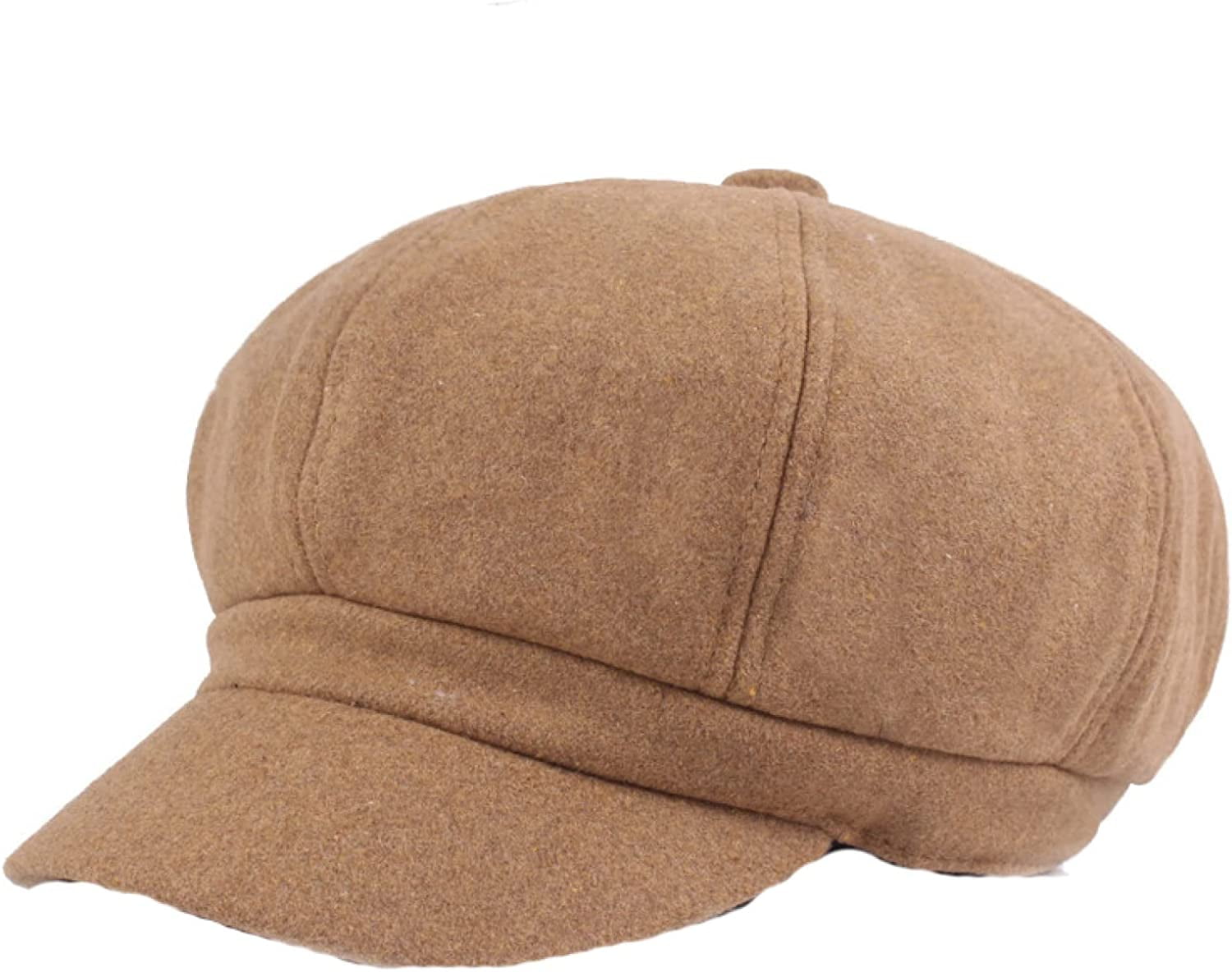 CoCopeaunts Women Beret Newsboy Cap Winter Spring Solid Color Octagonal ...