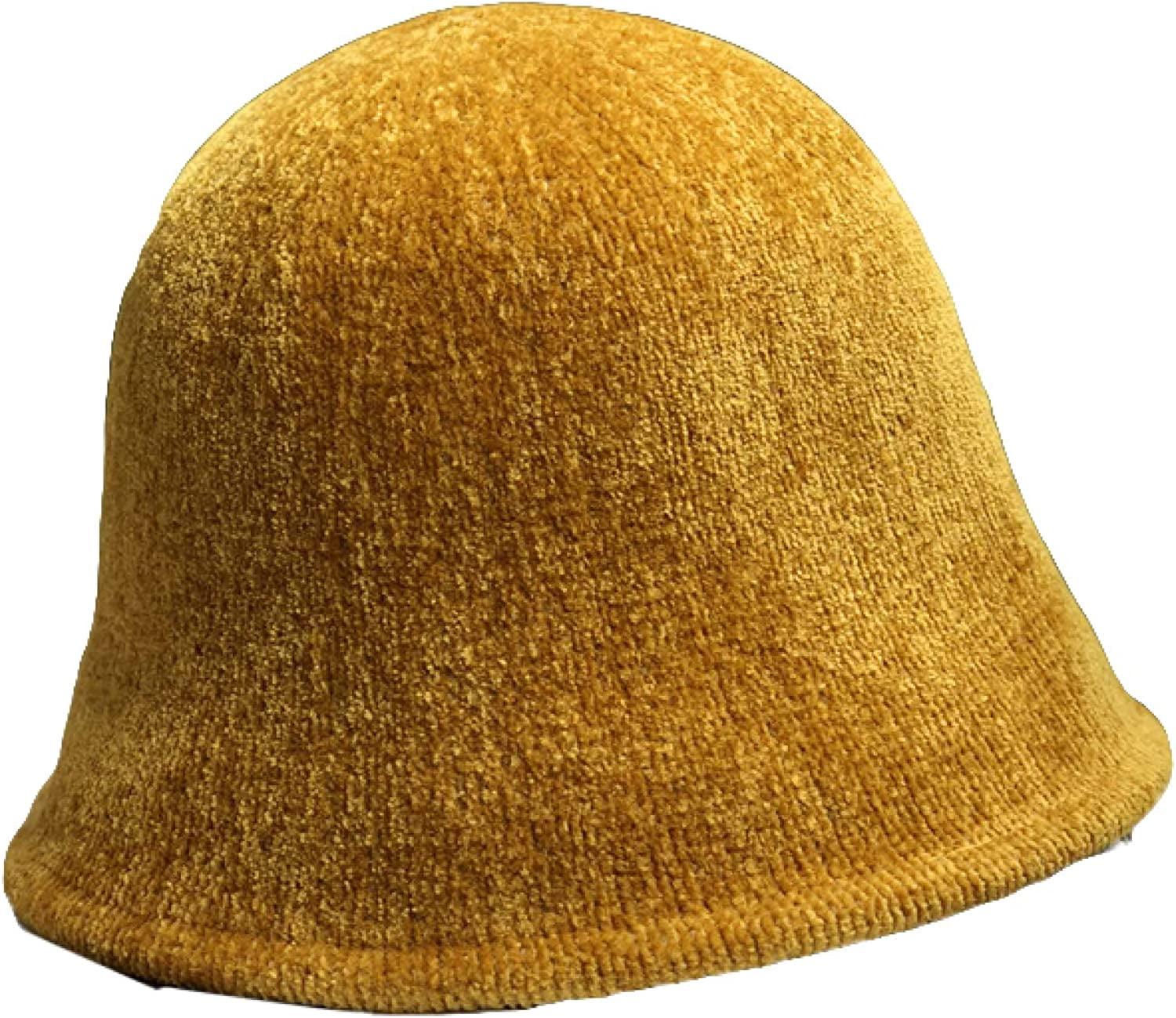 CoCopeaunts Women Bucket Hat Autumn Winter Wild Wear Corduroy Solid ...