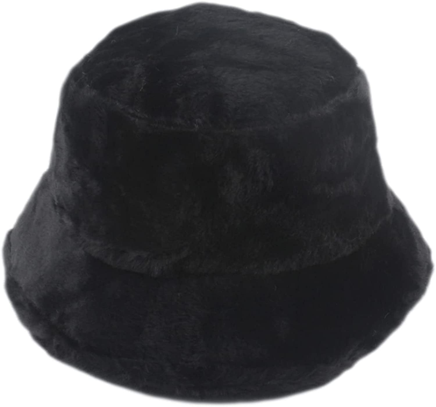 CoCopeaunts Women Bucket Hat Rabbit Faux Fur Outdoor Basin Hat Vacation ...