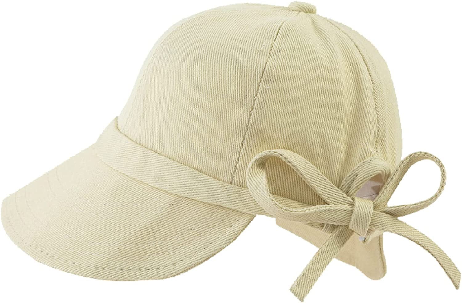 CoCopeaunts Women Bucket Hat Spring Summer Girls Outdoor Visor Bow Back ...