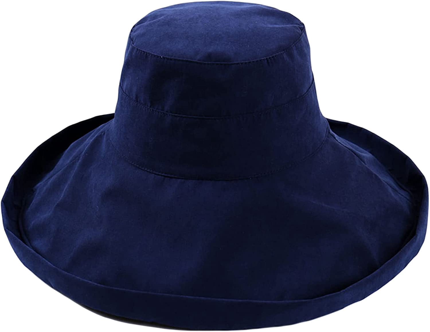 CoCopeaunts Women Bucket Hat Super Wide Brim Fold Bucket Cap Beach ...
