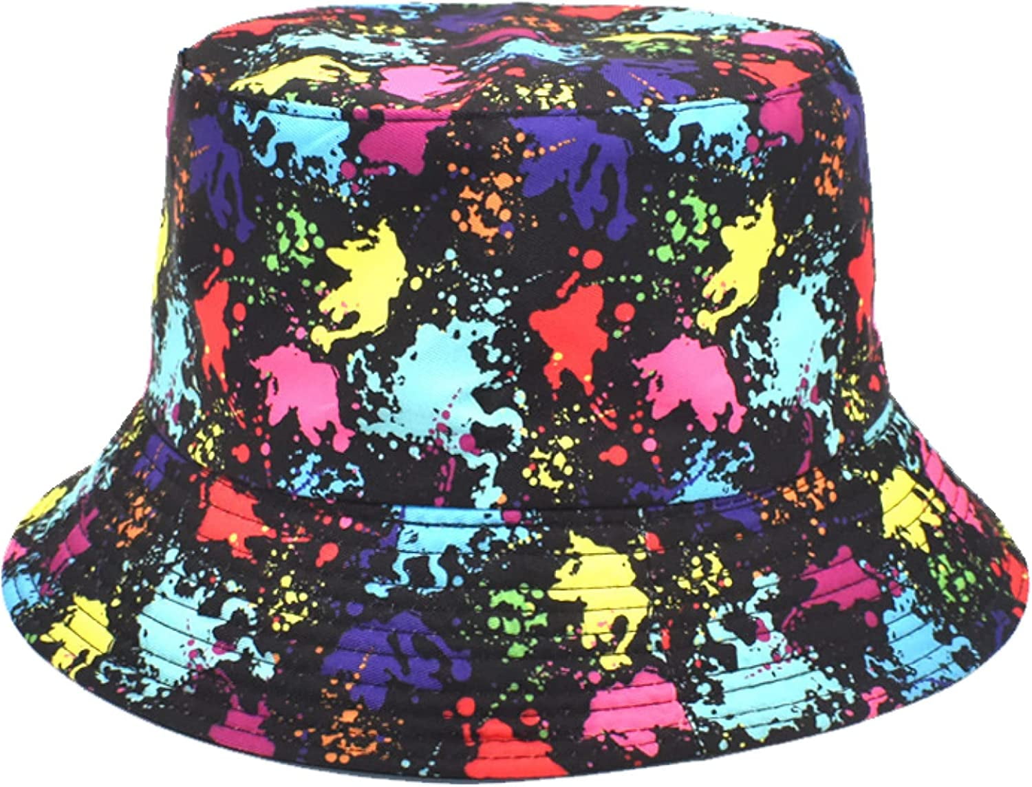 CoCopeaunts Women Bucket Hats Double-Side Fishing Cap Sunscreen Spring ...