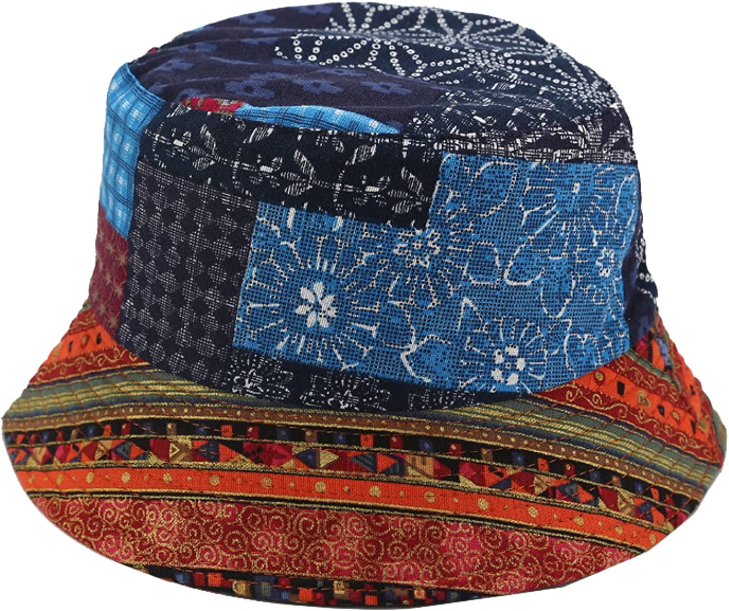 CoCopeaunts Women Bucket Hats Spring Summer Sunscreen National Style ...