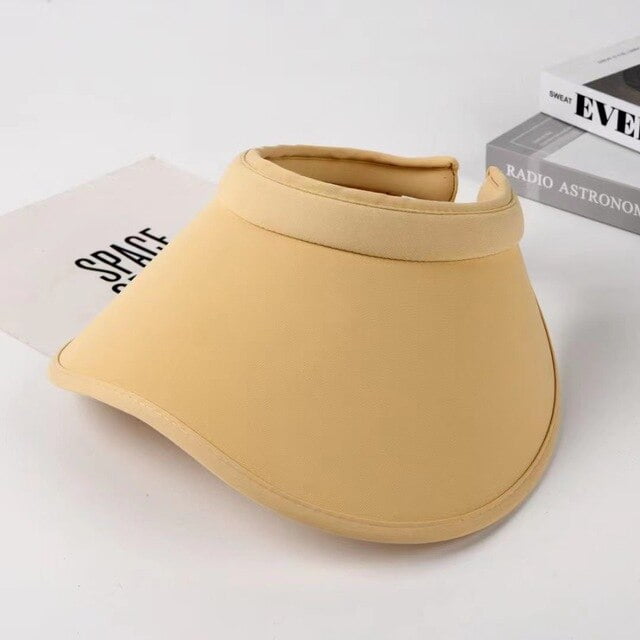 CoCopeaunts Women Sun Hat Female Vacation Anti-UV Sunscreen Cap Summer ...