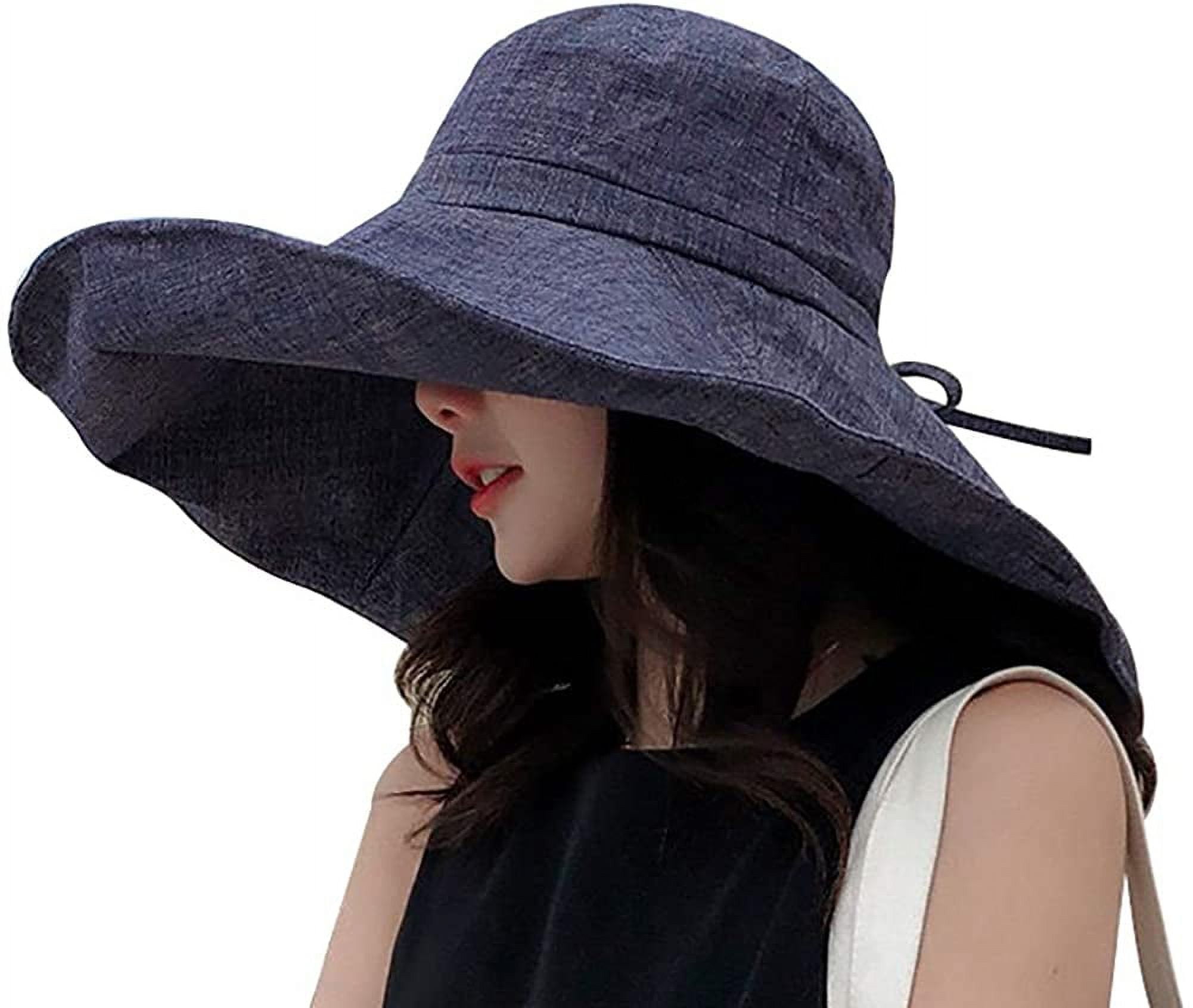 Cocopeaunts Womens Sun Hat Packable Reversible Bucket Hat Uv Sun