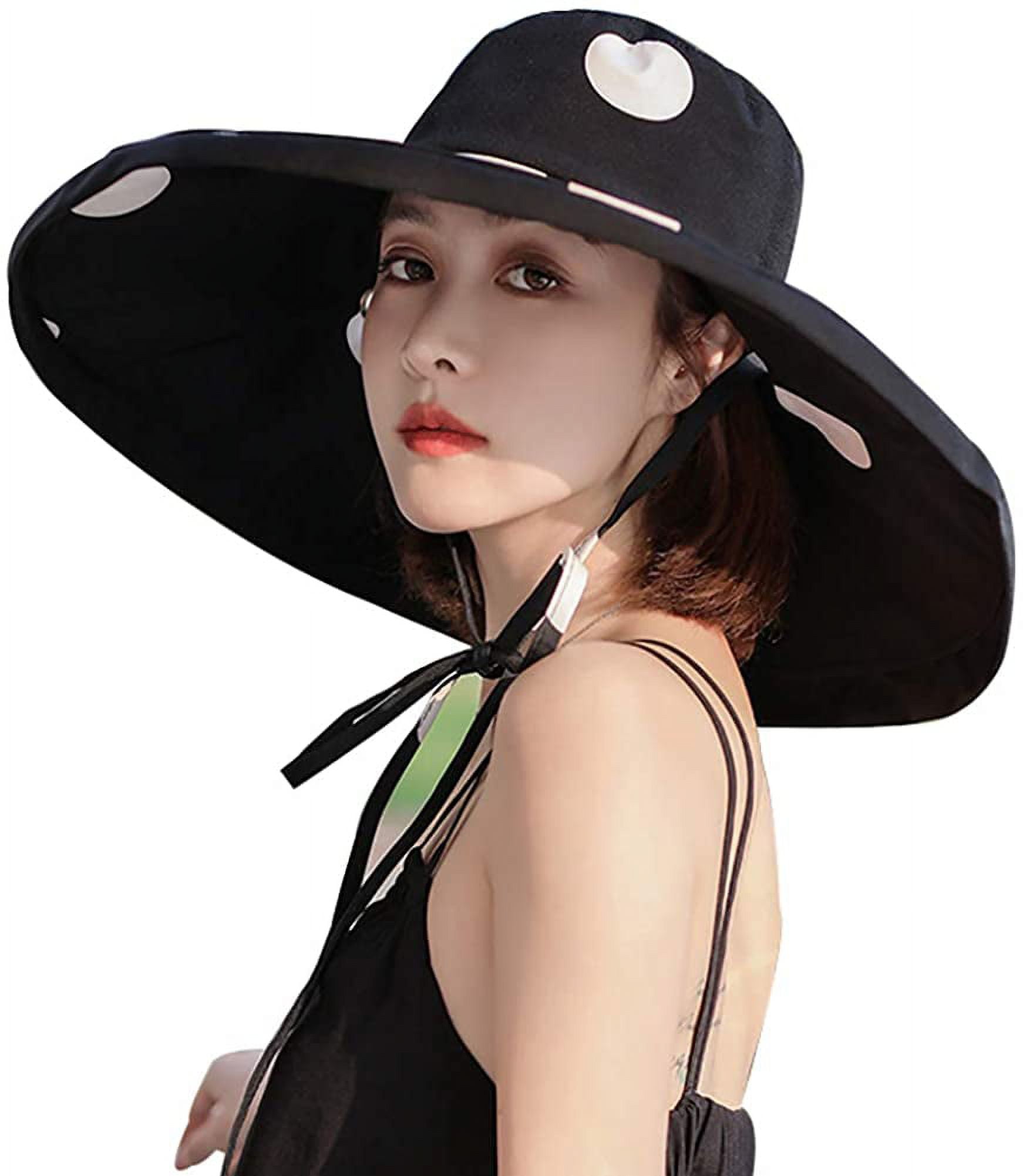 Cocopeaunts Womens Sun Hat Packable Reversible Bucket Hat Uv Sun