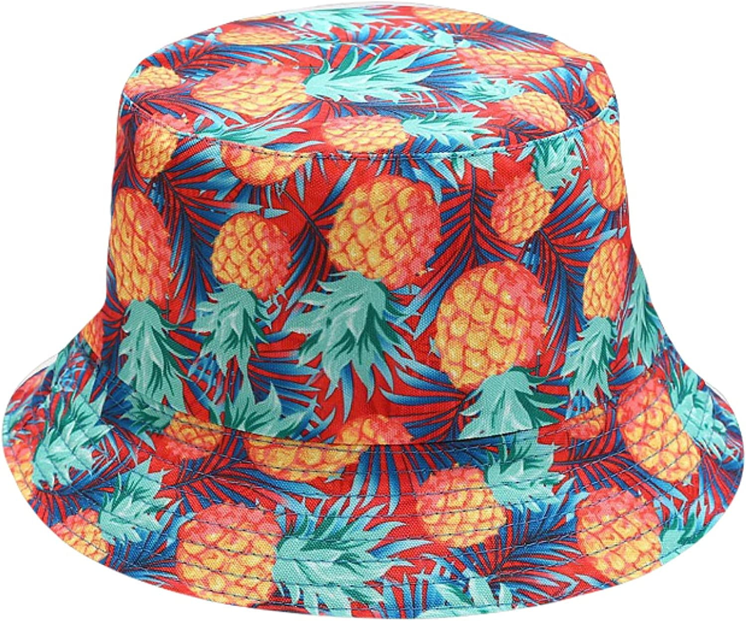CoCopeaunts Womens Bucket Hat Fresh Fruit Pattern Reversible Men ...