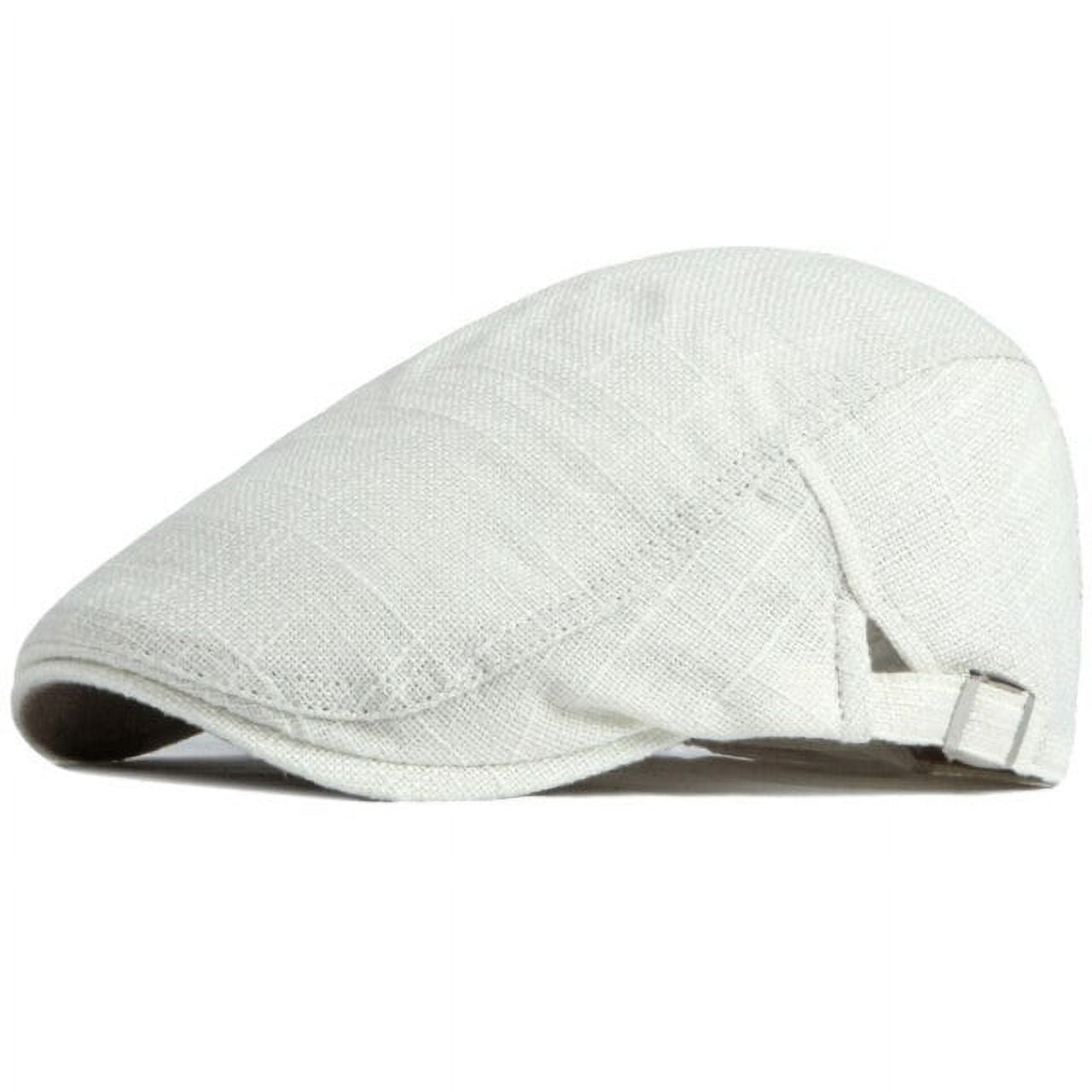 CoCopeaut Berets Spring Summer Cap Hat Adjustable Cotton Linen Beret ...