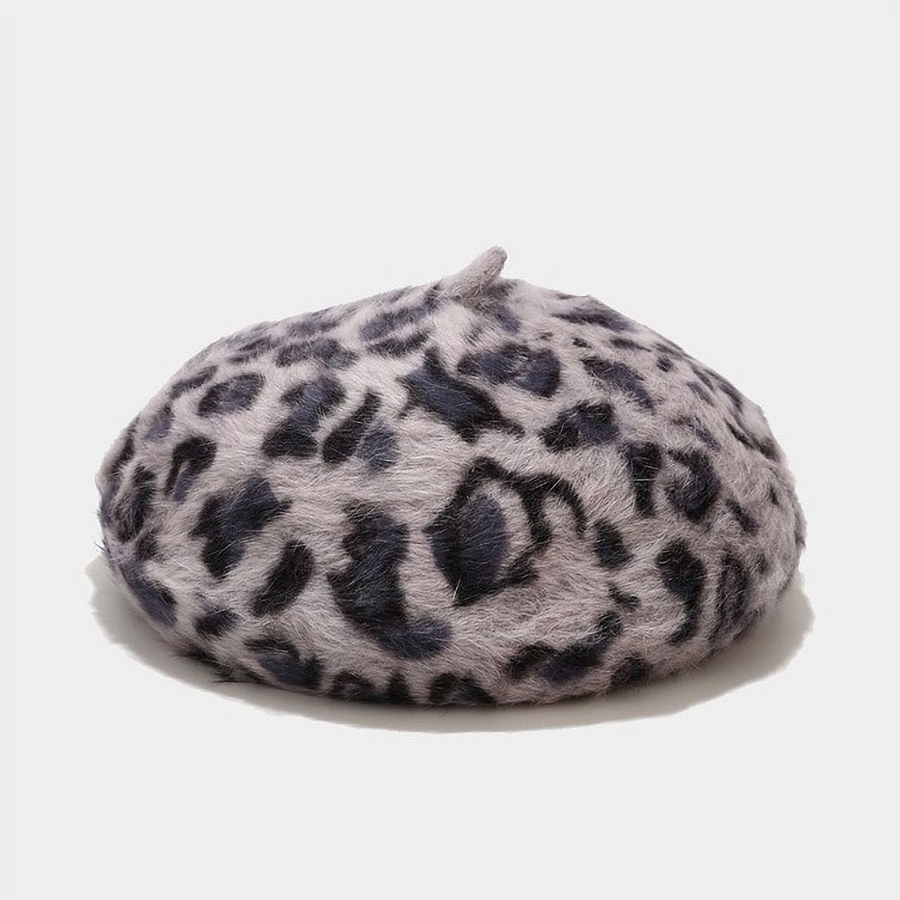 CoCopeaut Leopard Beret Female Spring Winter Hats for Women Vintage ...