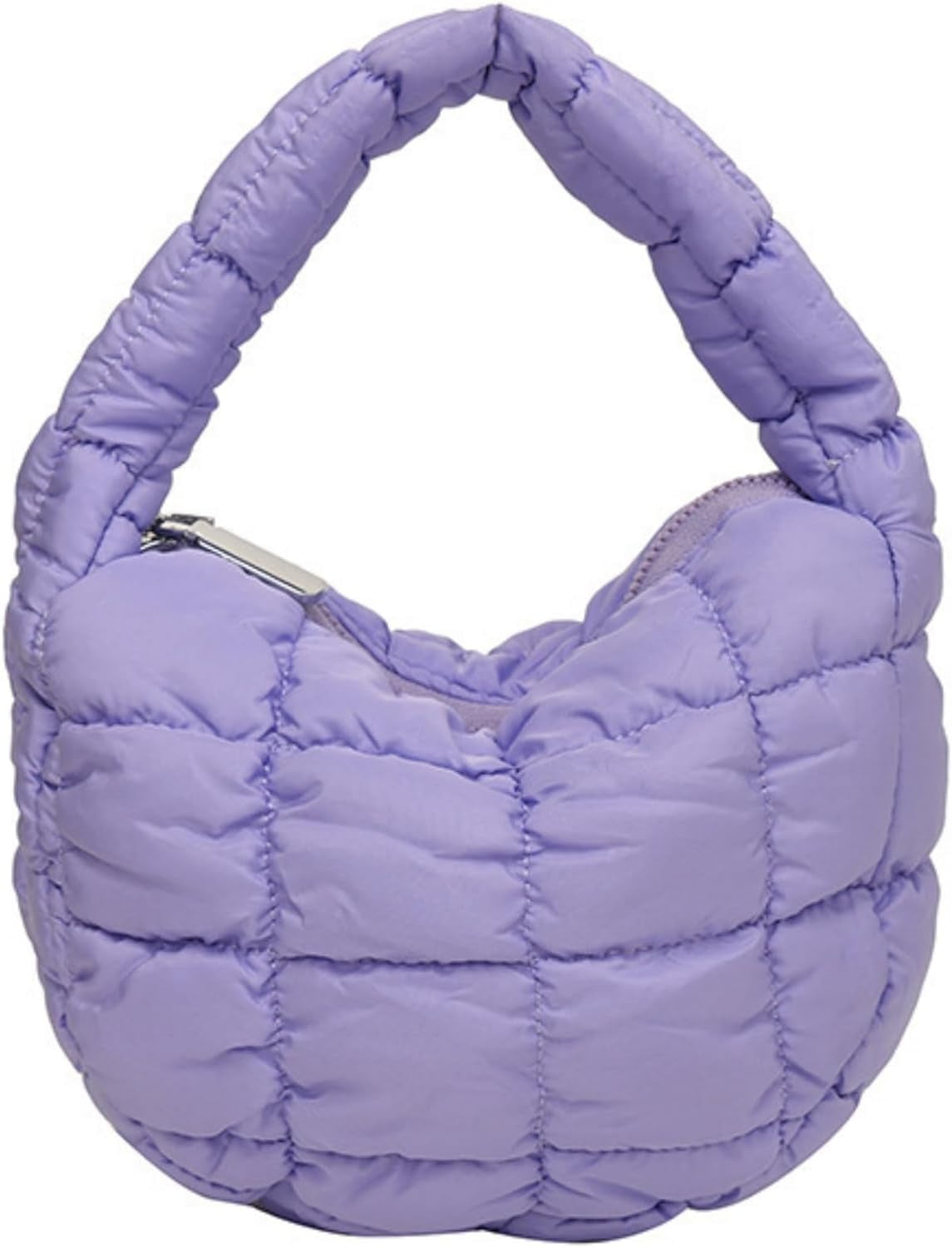 CoCopeaut Puffer Bag Women Mini Quilted Cute Bubble Handbag Crescent ...
