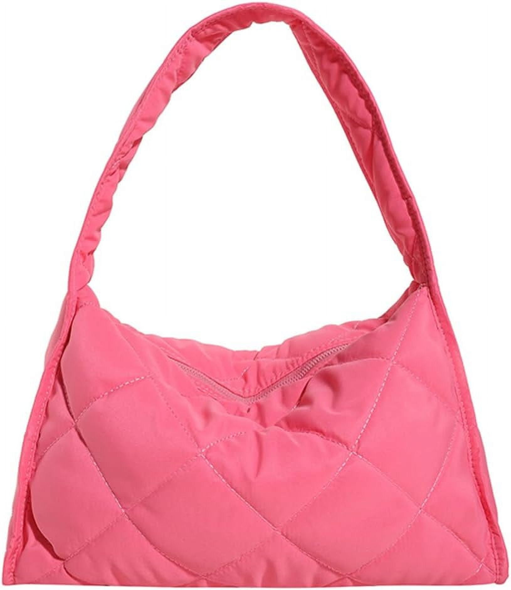CoCopeaut Quilted Bag Puffer Tote Bag Puffy Purse for Women Nylon ...