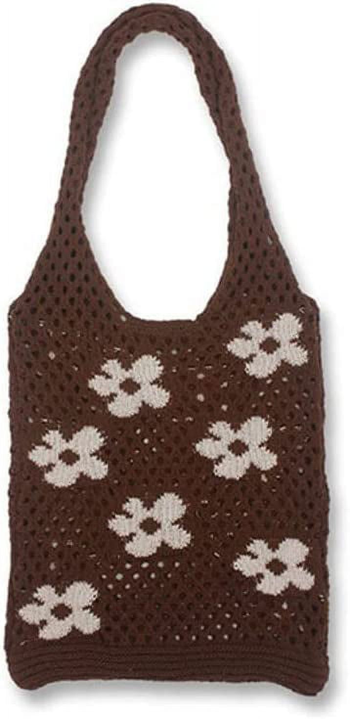 CoCozhu Fairycore Tote Bags Y2K Fairy Grunge Crochet Hobo Bag Aesthetic ...