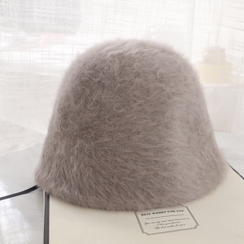 CoCozhu Show Face Small Rabbit Fisherman Hat Girl Autumn And Winter ...