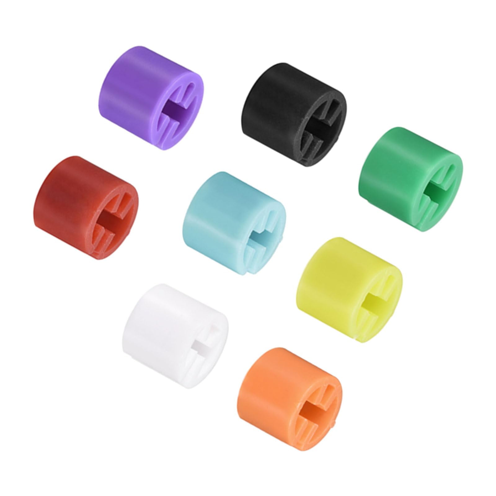 CoCud Clothes Hanger Marker Blank, Fit 3.5mm Rod Dia., Plastic Reusable ...