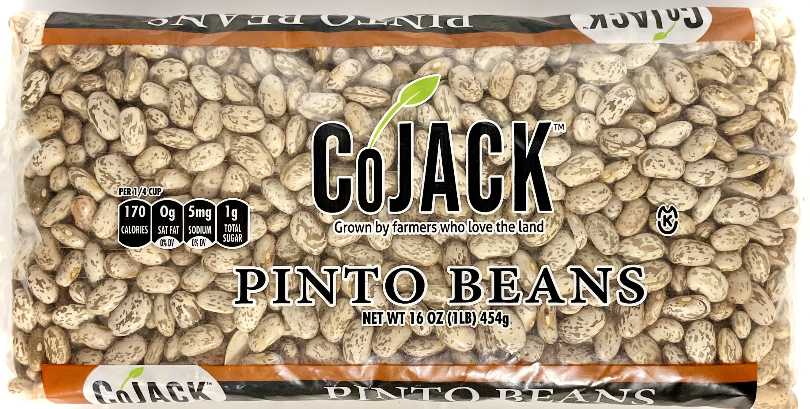 CoJACK 1lb Pinto Beans - Walmart.com