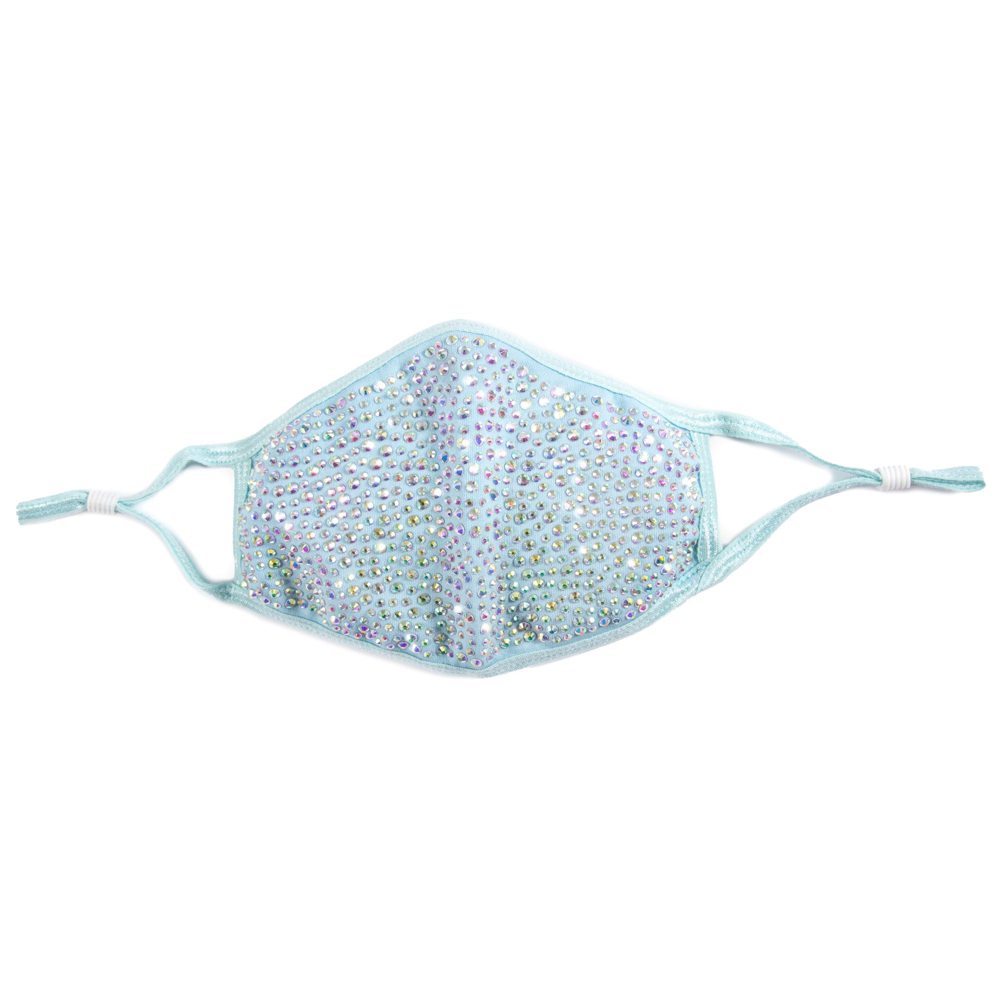 CoMiracle 2 PCS Sparkly Face Mask Bling Swarovski Rhinestone Mask ...