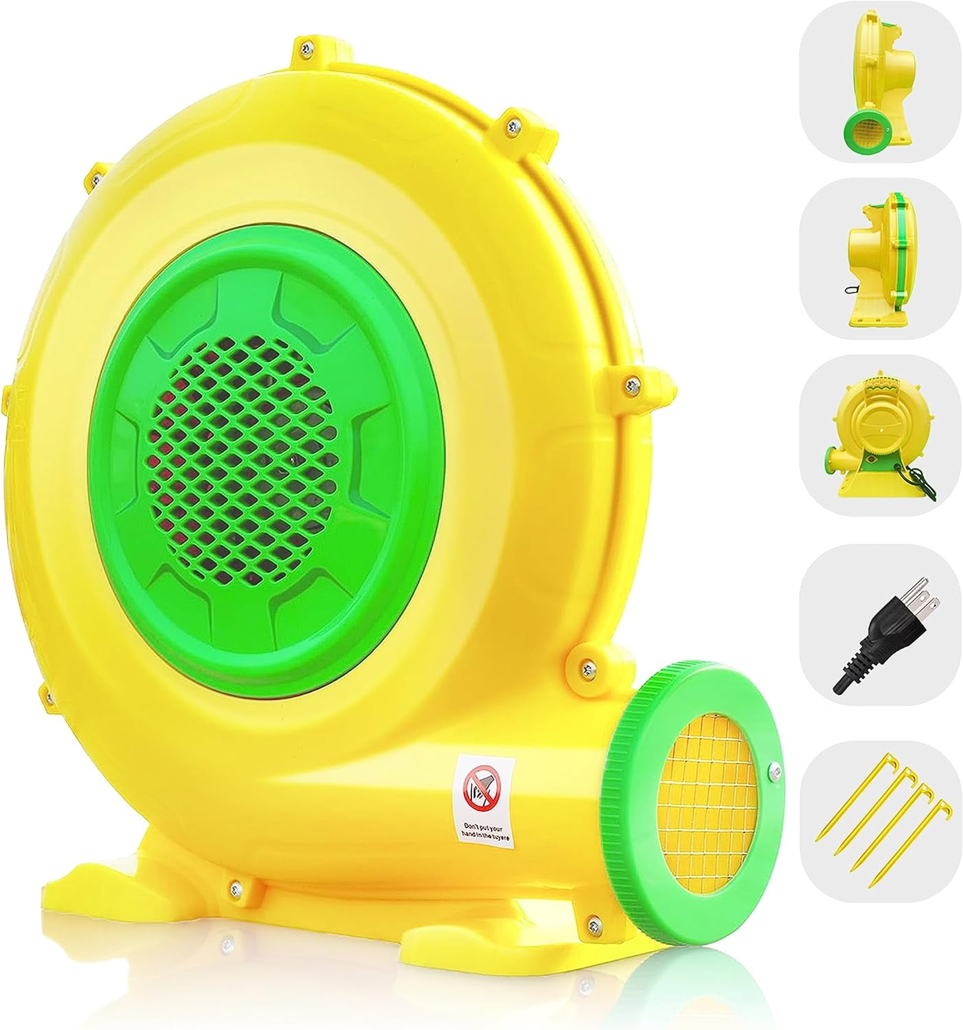 CoMiracle Air Blowers, 550 Watt Inflatable Bounce House Air Blower ...