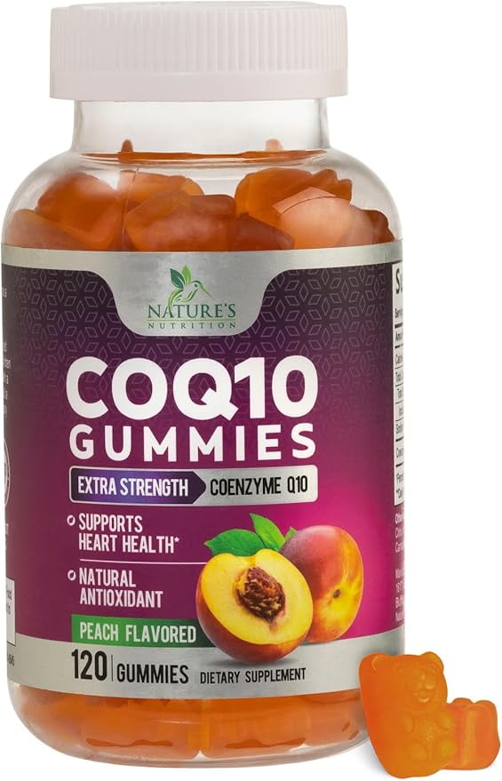 CoQ10 100mg Gummies - Coenzyme Q10 Supplement CoQ10 Gummies Antioxidant ...
