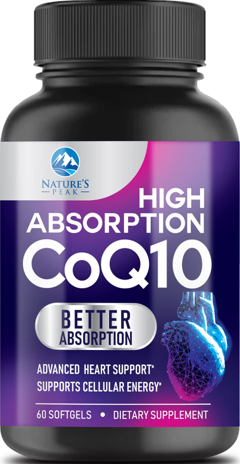 CoQ10 100mg Softgels - Powerful CoQ10 100 mg - Superior Absorption ...