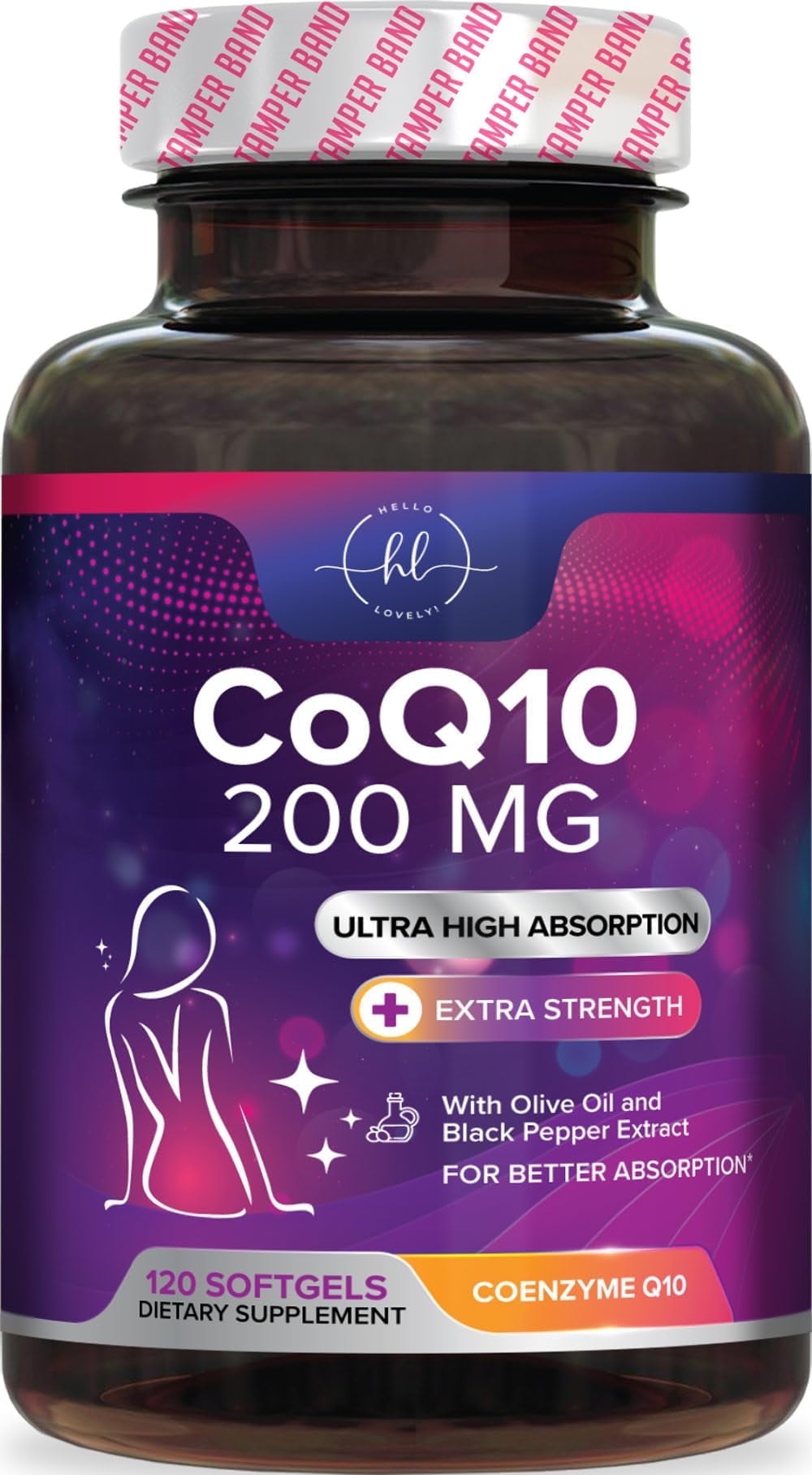 CoQ10 200mg Softgels - Ultra High Absorption, Antioxidant for Heart Health & Energy Production ...