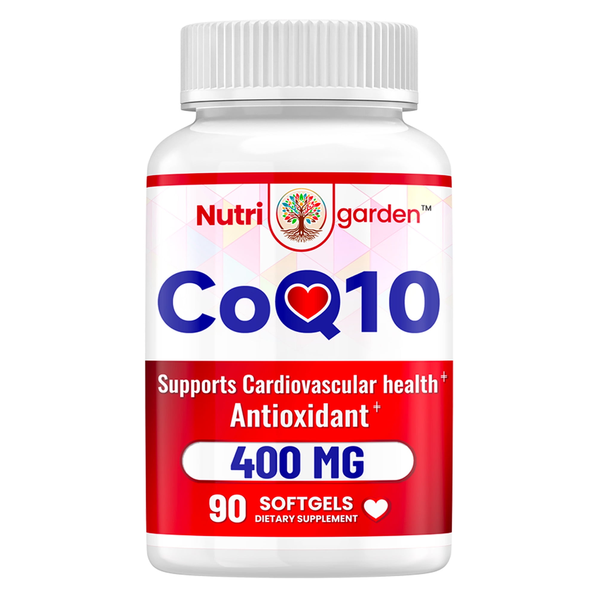 CoQ10 400mg, Antioxidant Support, Coenzyme q10 Supplement for Heart Health, 90 Softgels ...