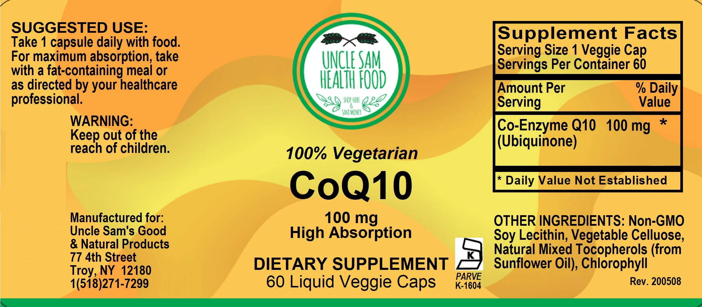 CoQ10 Liquid Capsules 100mg - Walmart.com