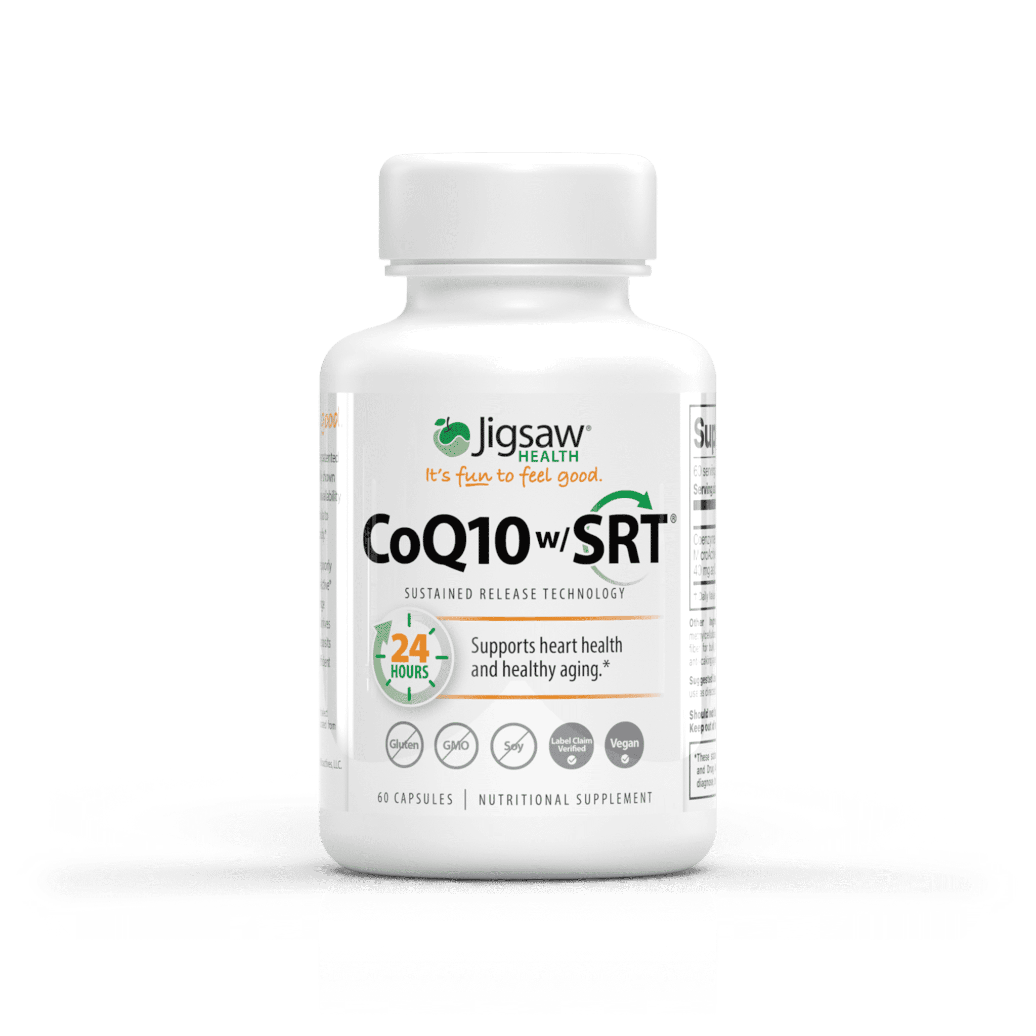Jigsaw Health CoQ10 w/SRT | Clinically Tested MicroActive CoQ10 ...