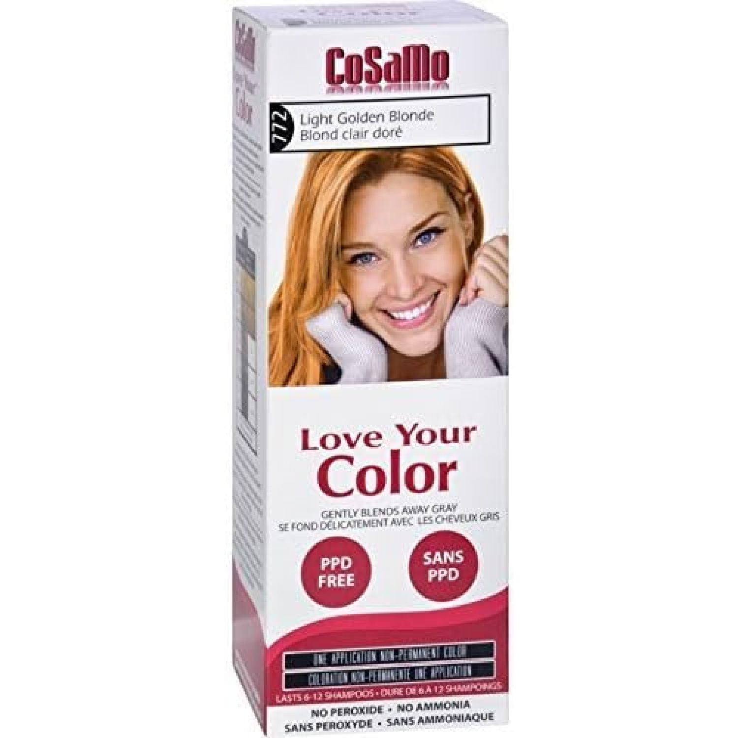 CoSaMo Love Your Color 772 Light Golden Blonde 3 Pack - Walmart.com