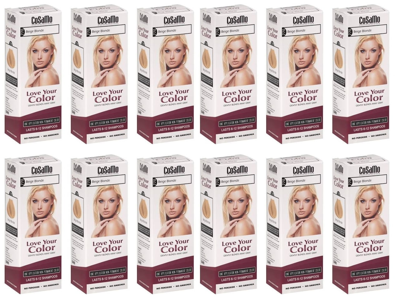 CoSaMo - Love Your Color Non-Permanent Hair Color 770 Beige Blonde - 3 ...