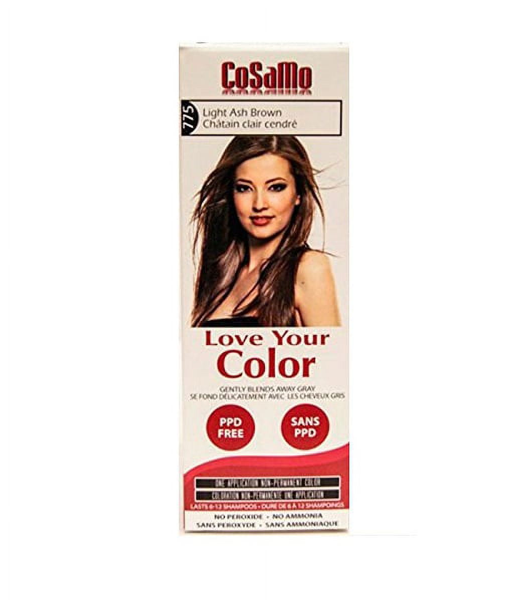 CoSaMo - Love Your Color Non-Permanent Hair Color 775 Light Ash Brown ...