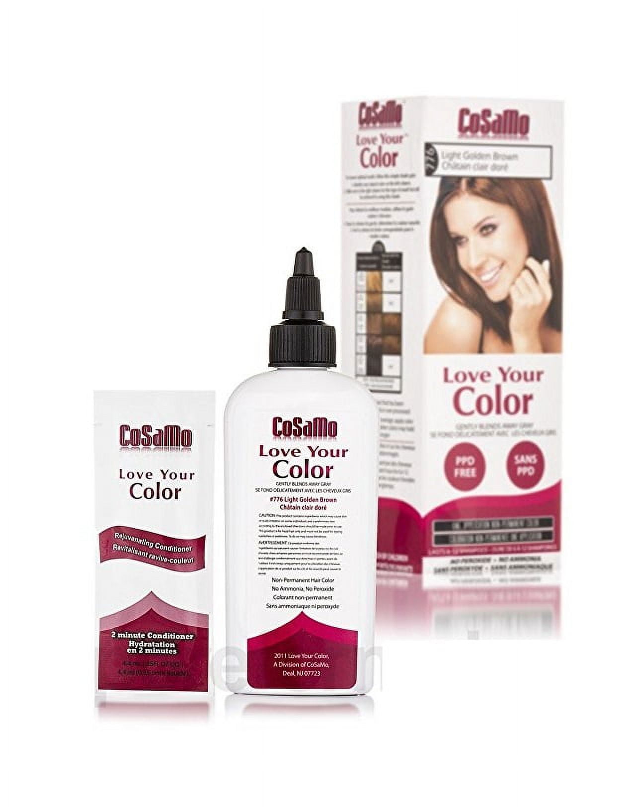 CoSaMo - Love Your Color Non-Permanent Hair Color 776 Light Golden ...