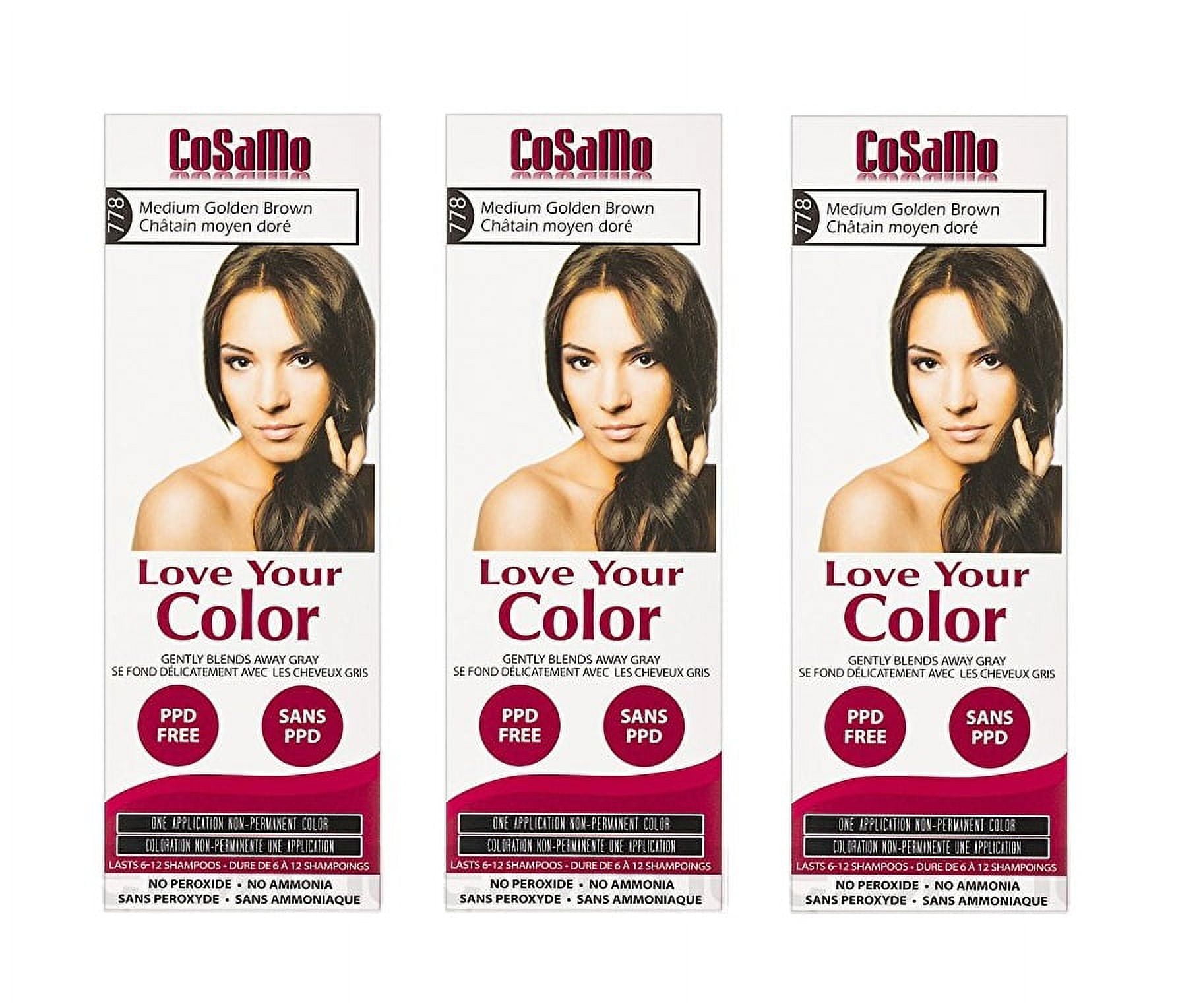 CoSaMo - Love Your Color Non-Permanent Hair Color Conditioner, Medium ...