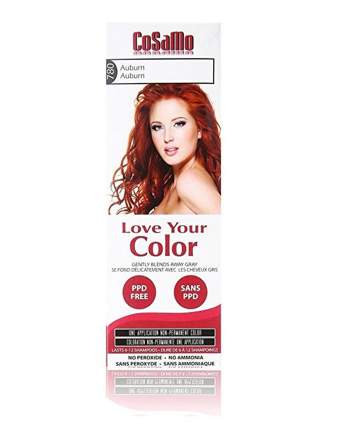 CoSaMo - Love Your Color Non-Permanent Hair Color 780 Auburn - 3 oz ...