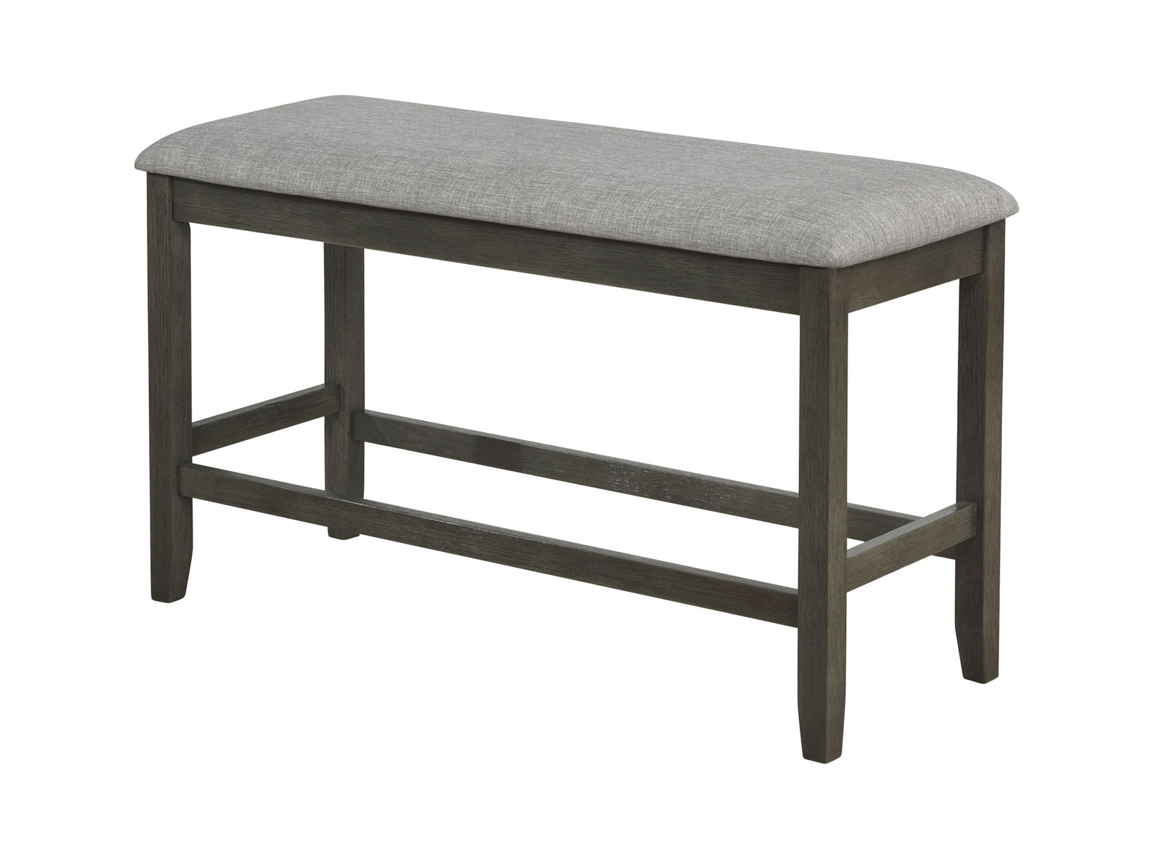 CoSoTower 1-Pc Relaxed Vintage Counter Height Bench with Upholstered ...