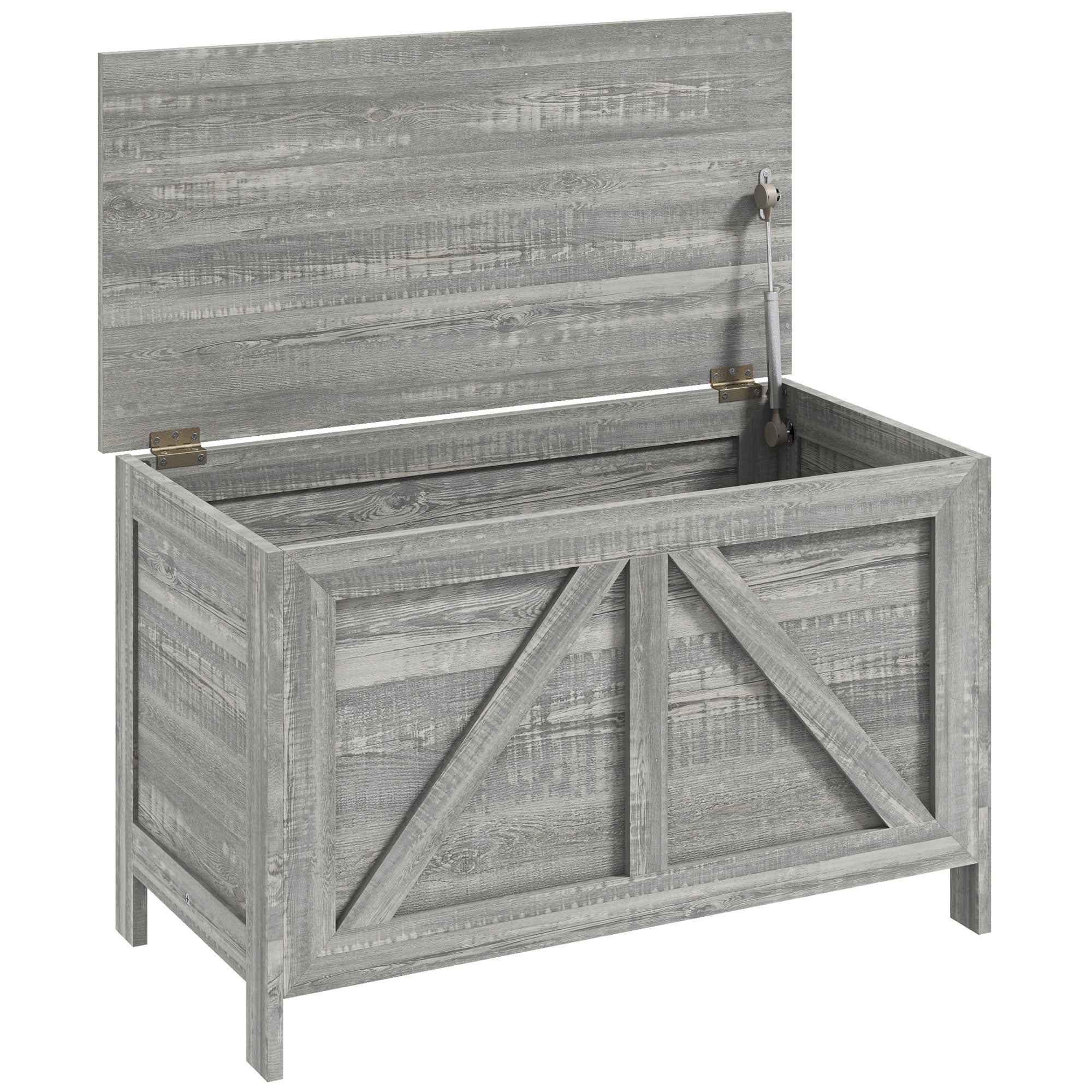 CoSoTower 30" Farmhouse Storage Chest, Lift Top Box Organizer with ...