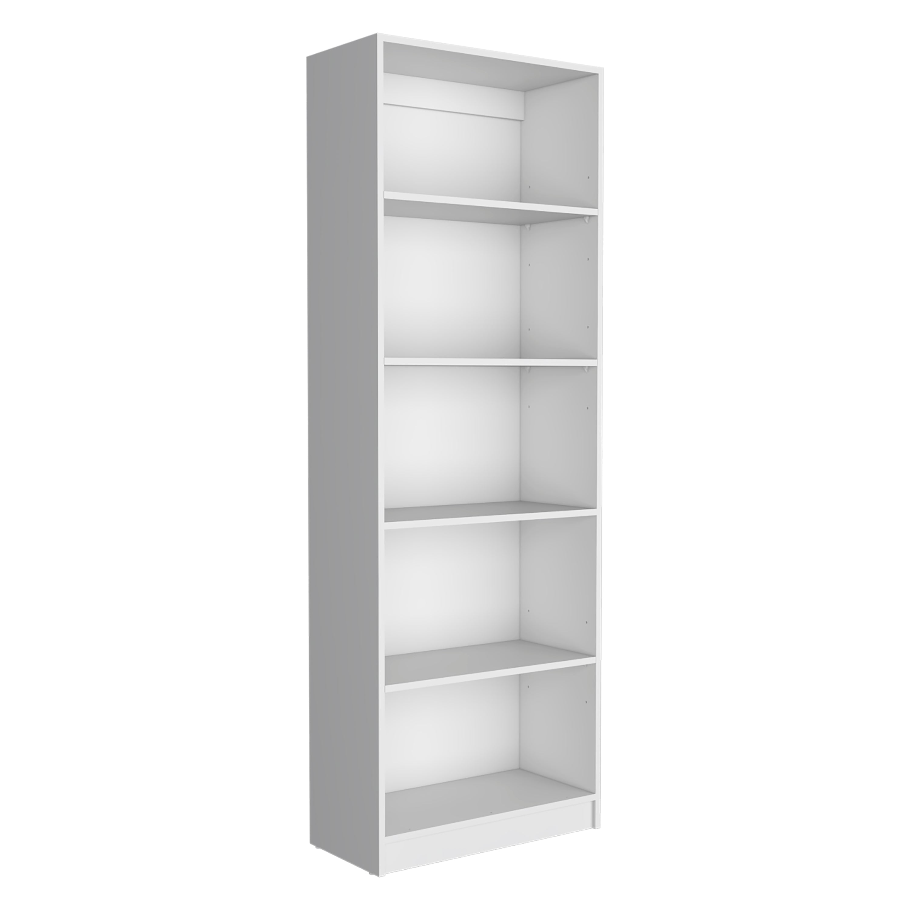 CoSoTower 4 Shelves Bookcase with Multi-Tiered Storage -White -Office ...