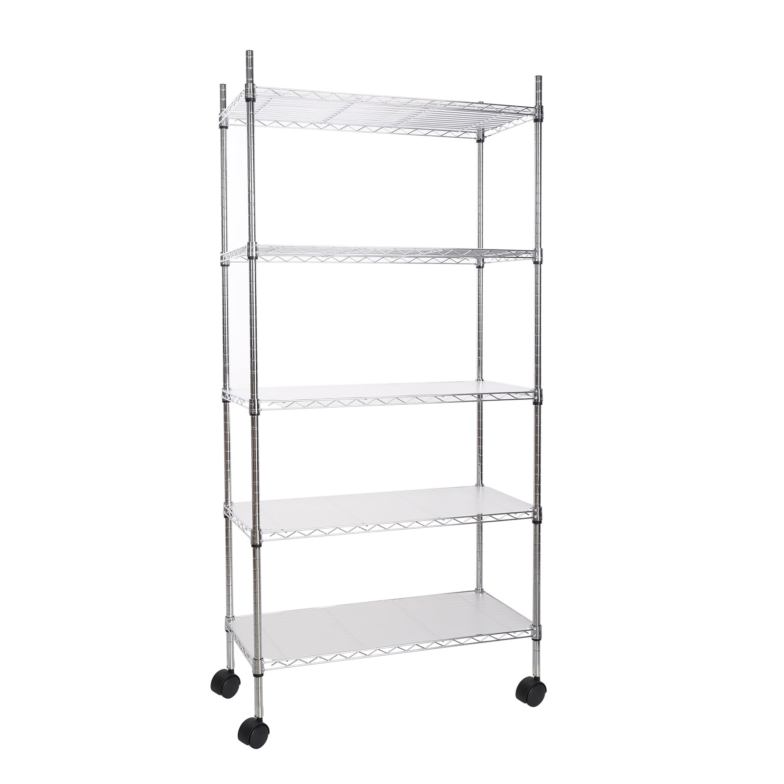 CoSoTower 5 Tier Shelf Wire Shelving Unit, Nsf Heavy Duty Wire Shelf ...
