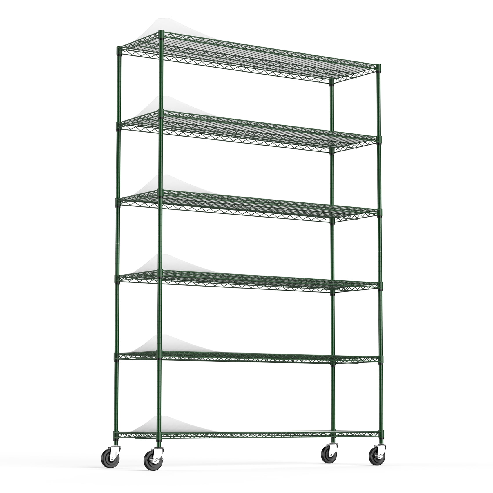 CoSoTower 6 Tier Wire Shelving Unit, 6000 Lbs Nsf Height Adjustable ...