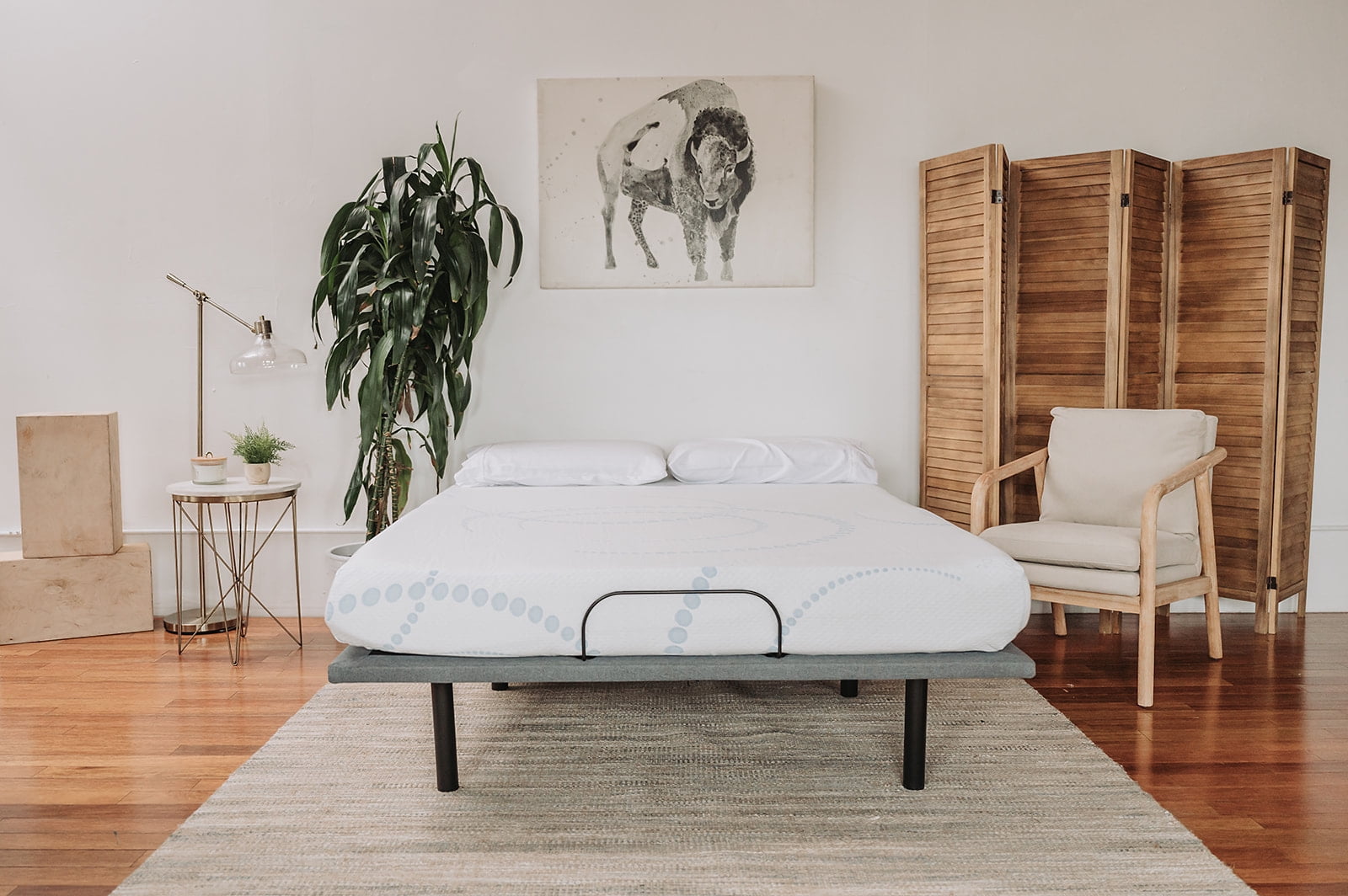 CoSoTower 8" Memory Foam Mattress Full in White/Light Blue - Walmart.com