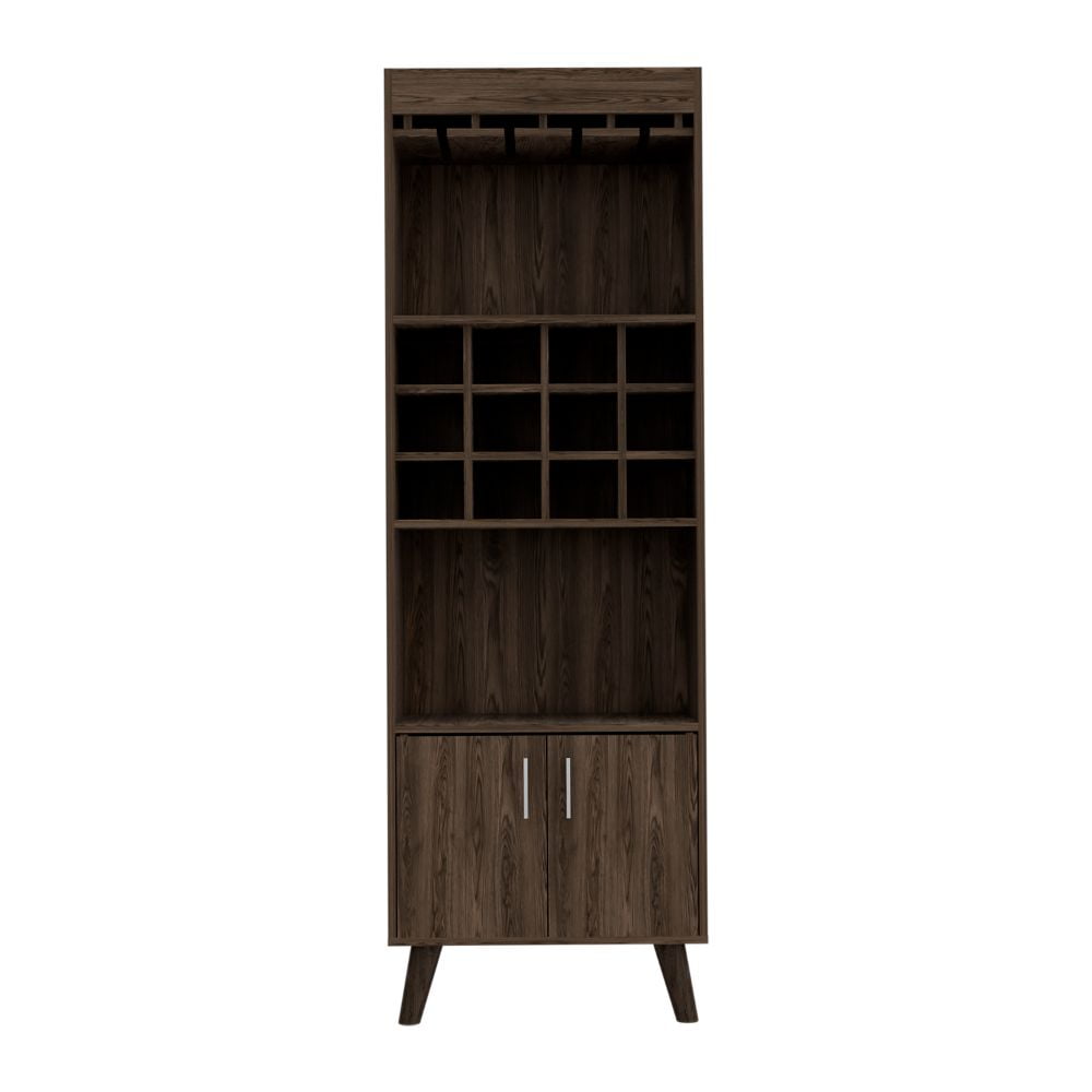 CoSoTower Bar Cabinet Bull, Living Room, Dark Walnut - Walmart.com