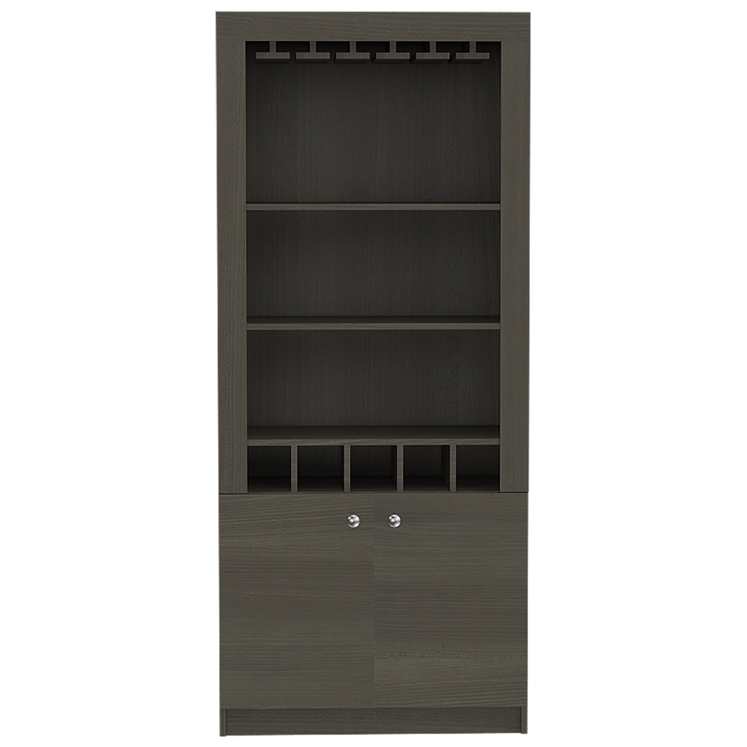 CoSoTower Bar Cabinet Margarita, Living Room, Smokey Oak - Walmart.com