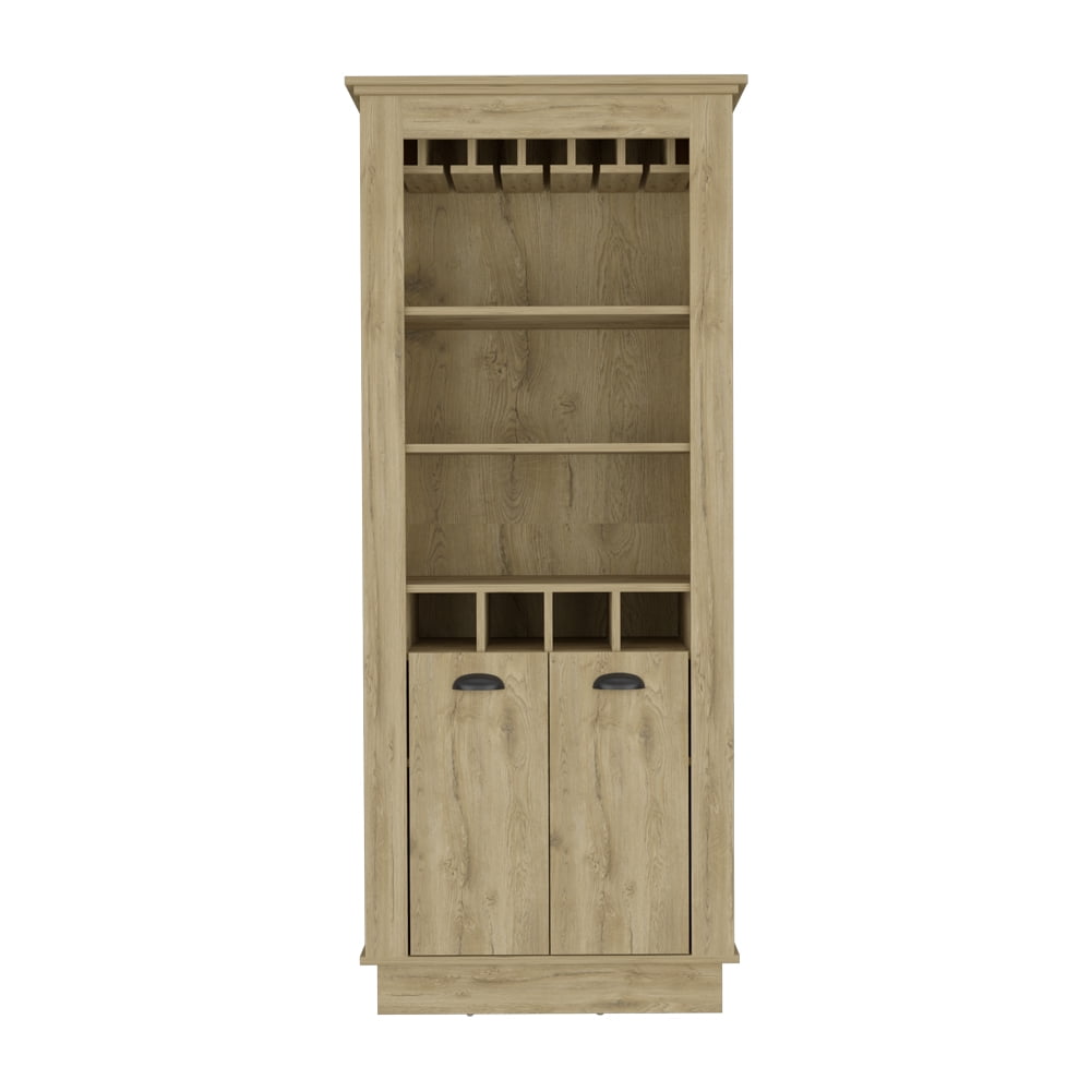 CoSoTower Bar Cabinet Provo, Living Room, Macadamia - Walmart.com